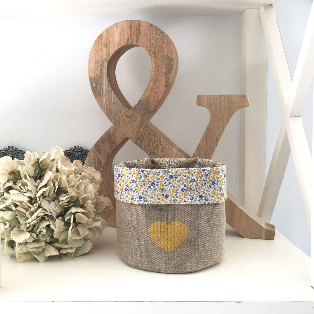 Fourre tout lin or / Affaires de Famille